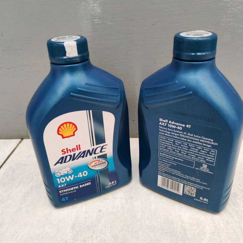 Jual Shell Advance Ax7 10w40 800 Ml 4t Di Seller Bengkel_majujaya ...