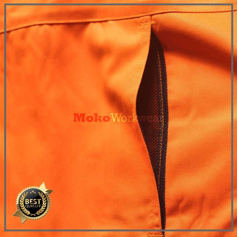 Jual Wearpack Safety Mokoworkwear Original Orange Full - Orange Xxl Di ...
