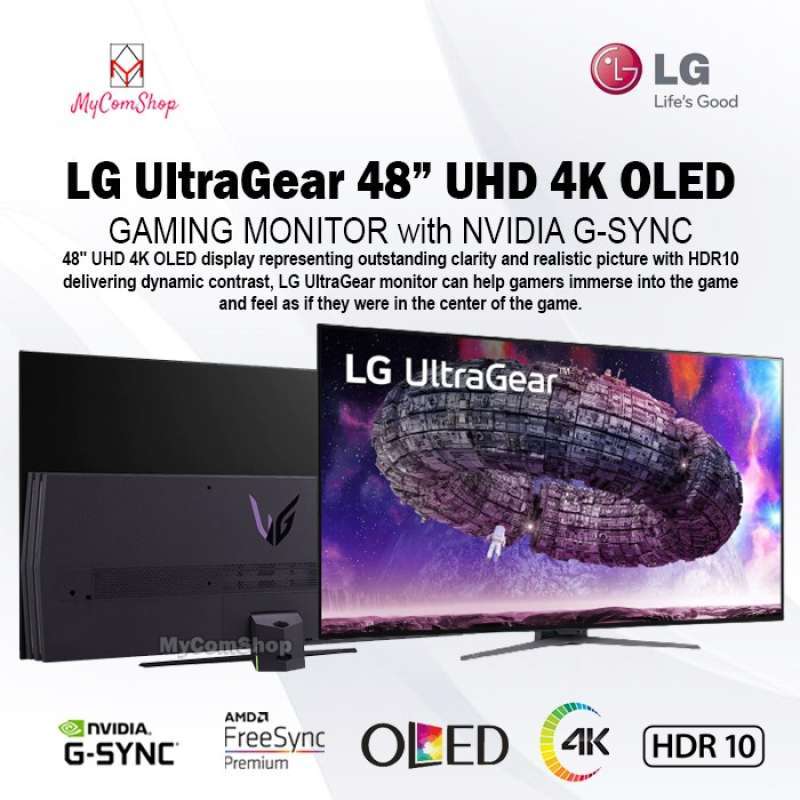 Jual LG ULTRAGEAR 32GQ950-B GAMING MONITOR 48 INCH OLED 4K UHD 138HZ 0 ...