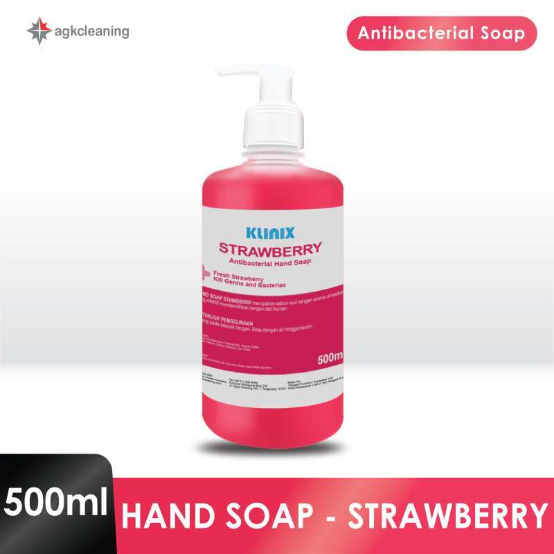 Jual Hand Soap Strawberry 500ml - Sabun Cuci Tangan Aroma Stroberi ...