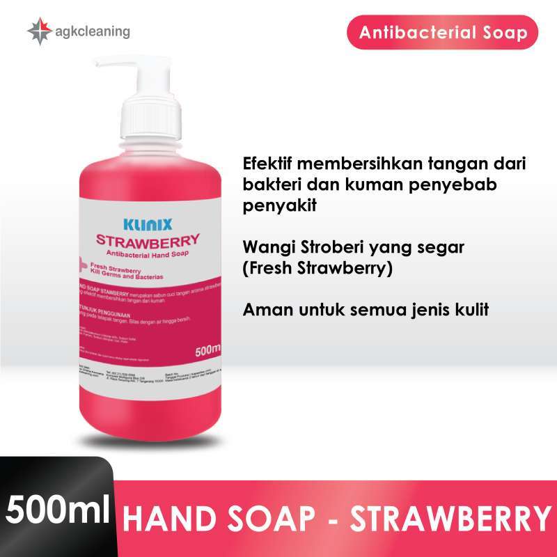 Jual Hand Soap Strawberry 500ml - Sabun Cuci Tangan Aroma Stroberi ...