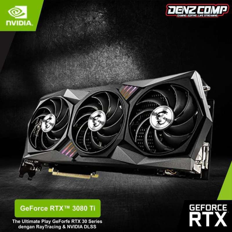 Jual Msi Geforce Rtx 3080 Ti Gaming X Trio 12g | Gddr6x | 384-bit Di ...
