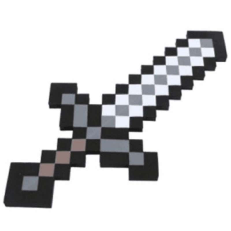 Promo Pedang Senjata Minecraft Iron / Diamond / Golden Sword Diskon 12% ...