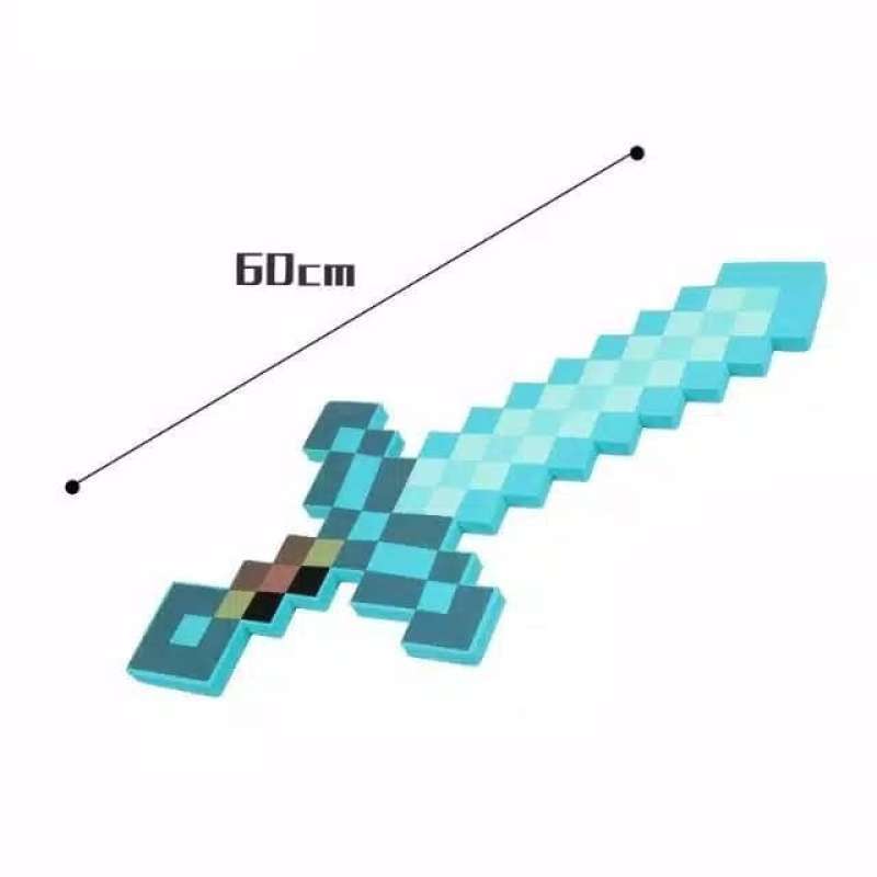 Promo Pedang Senjata Minecraft Iron / Diamond / Golden Sword Diskon 12% ...