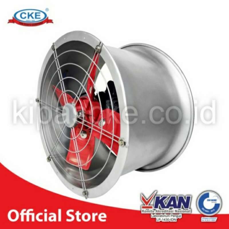 Promo Blower Axial Fan Steel 16 Inchi Exhaust Drum Industrial Fan Heavy ...