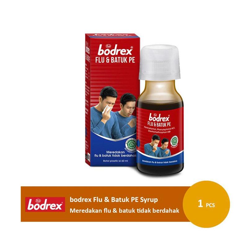 Jual BODREX Flu & Batuk PE Syrup[Botol/ 60 mL] di Seller MOSE Mart ID ...