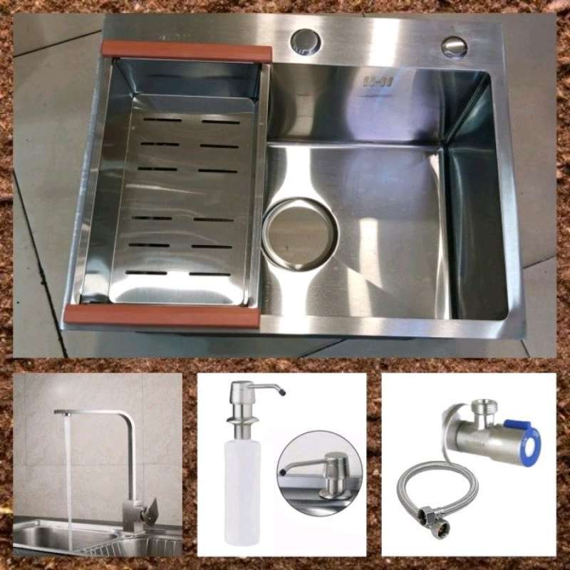 Jual Kitchen Sink Onan 5040 Bak Cuci Piring Minimalis Stainless Sus 304 ...