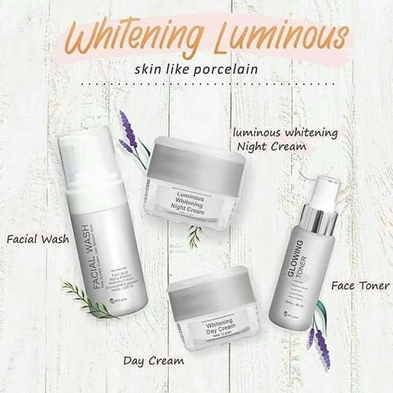Promo MS GLOW PAKET WHITENING LUMINOUS Diskon 28% di Seller HAE Skin ...