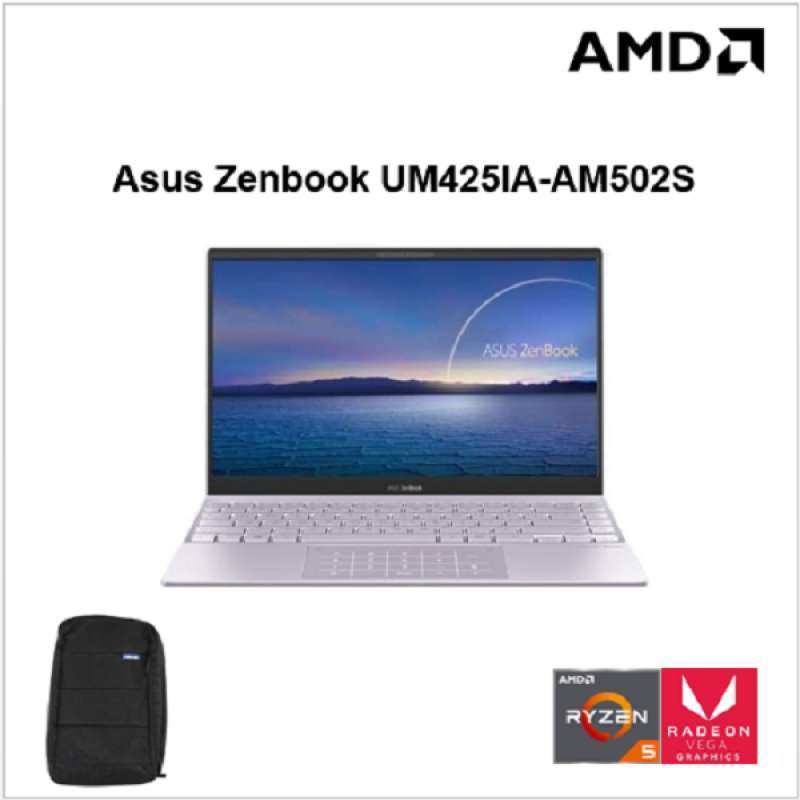 Jual Asus Zenbook UM425IA-AM502S AMD Ryzen 5 4500U 8GB 512ssd W10+OHS ...