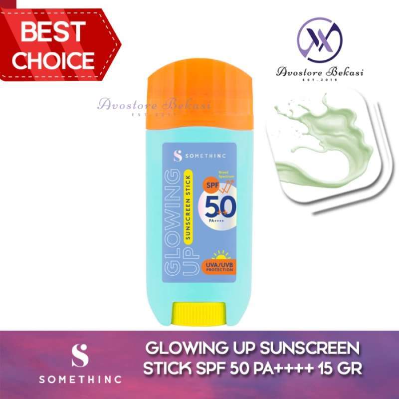 Jual Somethinc Glowing Up Sunscreen Stick Spf 50++ Pa ++++ di Seller HOLMES STORE - Kota Jakarta ...