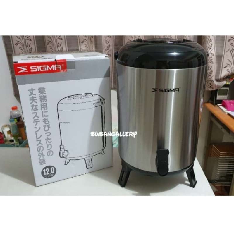 Jual Water Jug Sigma 12 Liter Stainless Steel / Dispenser Termos Besar ...