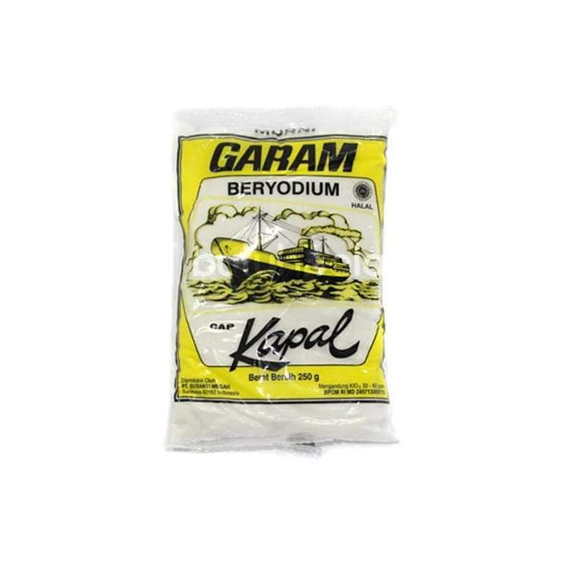 Jual Garam Masak Cap Kapal 500gr / Garam Konsumsi / Garam Kapal di ...