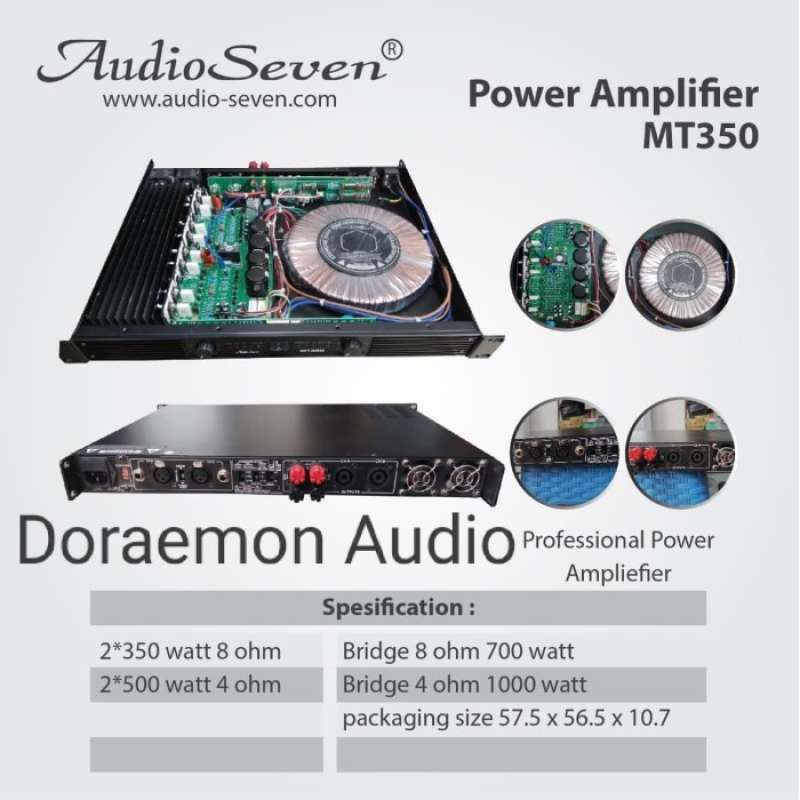 Promo power Audio seven Mt 350 original Bukan Peavey Diskon 23% di ...