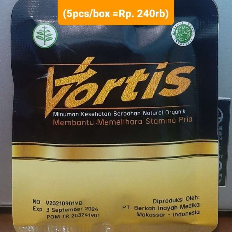 Promo Vortis Kuat Tahan Lama Pria Original Dr. Yusuf Bachmid Diskon 55% ...