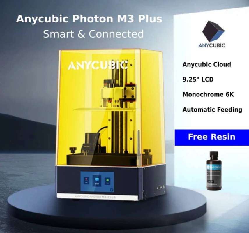 Promo Anycubic Photon M3 Plus, Printer 3D 6K LCD 9.25 inch Autofeeding ...