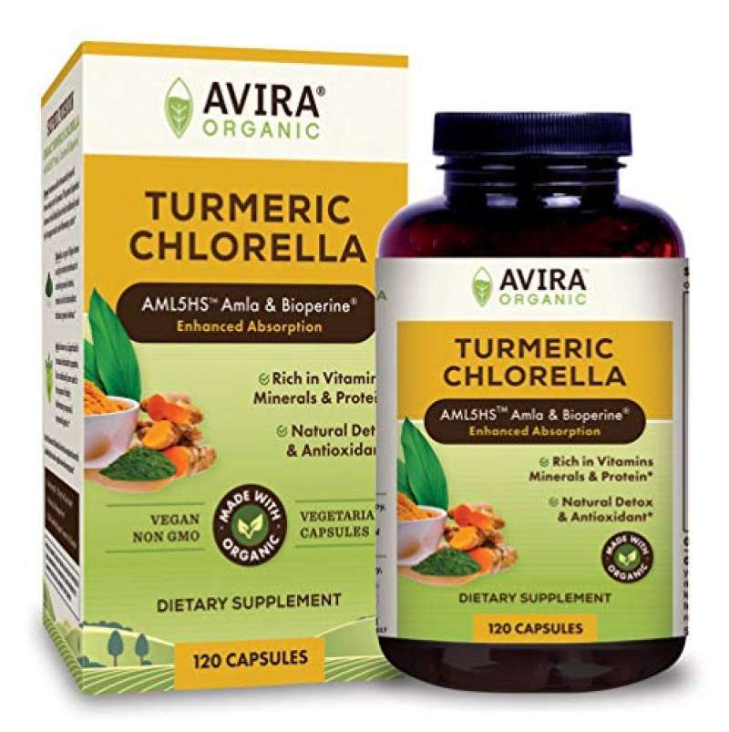 Jual Avira Organic Turmeric Chlorella – Super Fusion with Amla ...