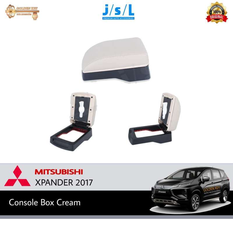 Jual Mitsubishi Xpander Upper Console Box Arm Rest Kulit Cream di ...