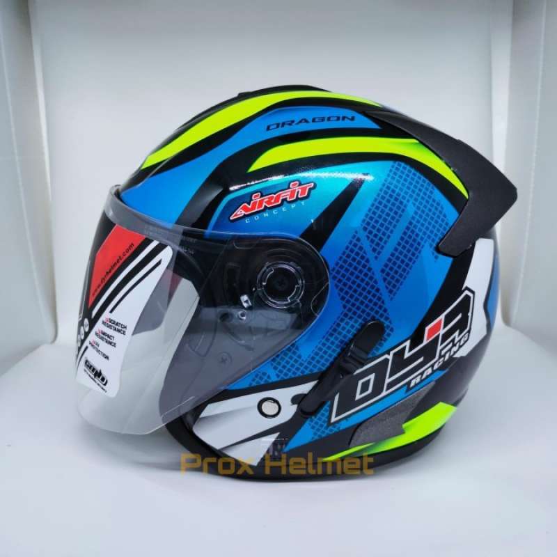 Jual Helm Half Face Dewasa Double Visor Exotic Matriks Sni - Prox ...