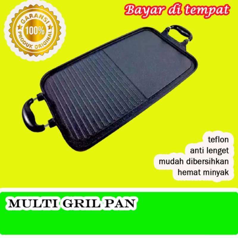 Jual GRILL PAN PEMANGGANG ROTI DAGING BBQ IKAN PEMANGGANG SOSIS di ...