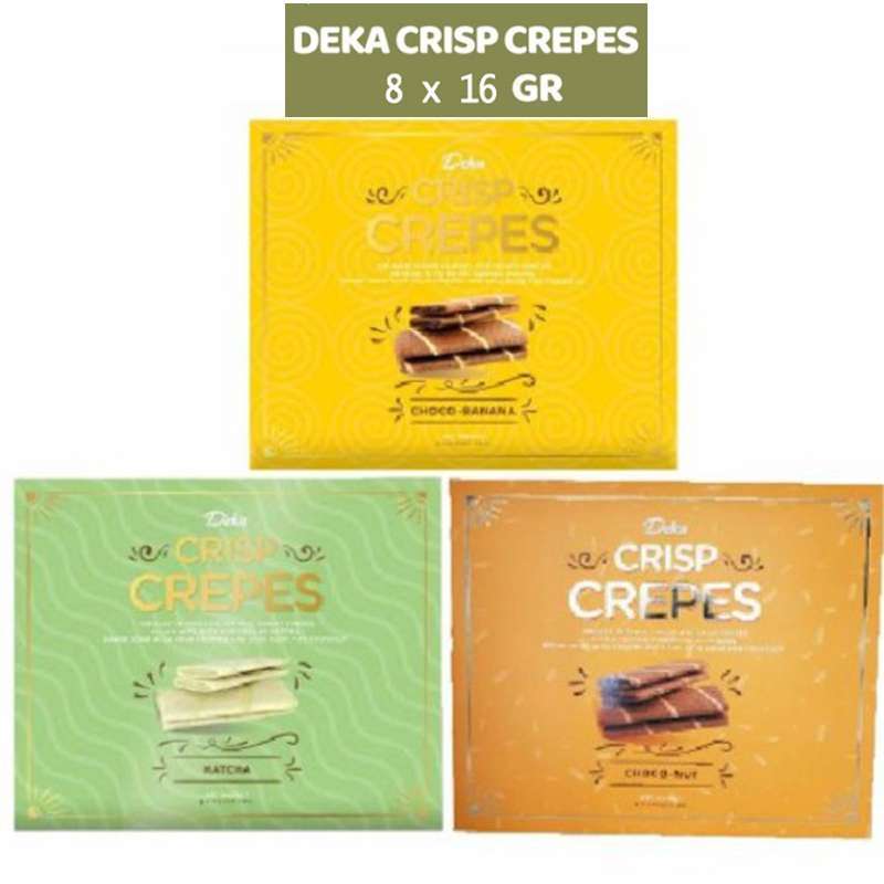 Jual Deka Crisp Crepes All Variant 8x16g 8 X 16 Gram Wafer Biskuit Di ...