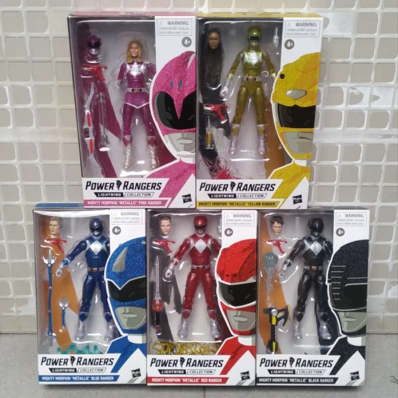 Promo Hasbro Mmpr Metallic Edition Power Rangers Lightning Collection ...