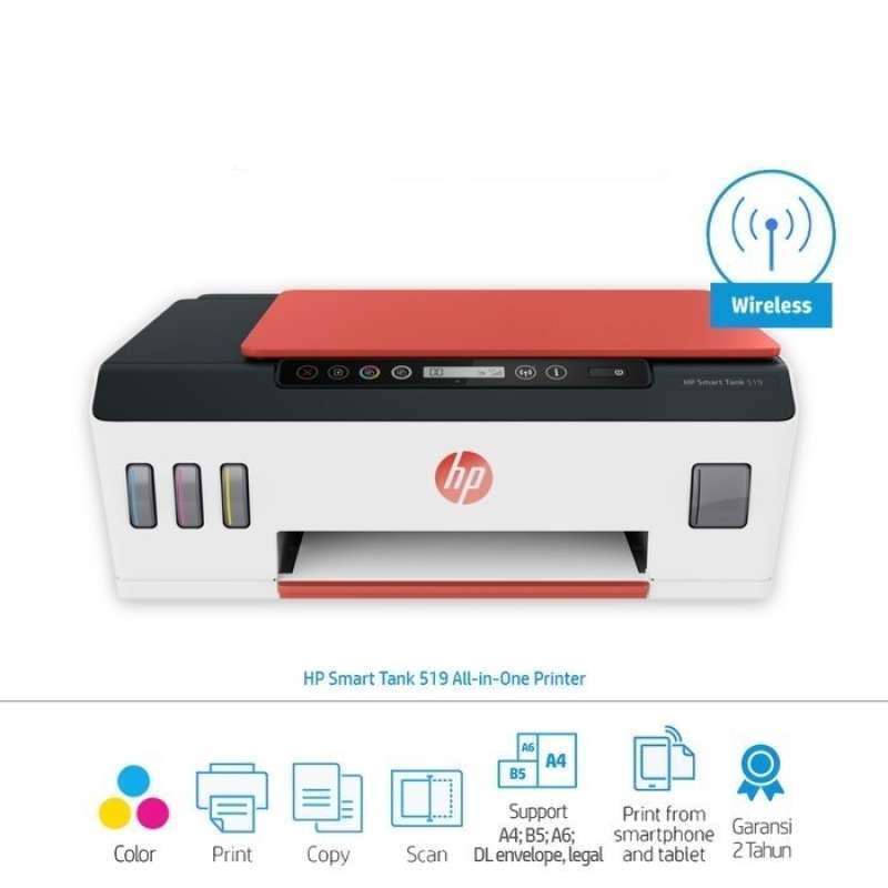 Promo Printer HP Ink Smart Tank 519 Diskon 29% di Seller Lancar niaga ...