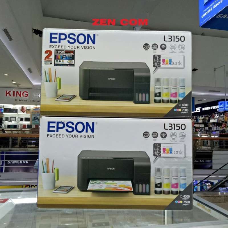 Promo PRINTER EPSON L3150 WIFI PRINT - SCAN - COPY Diskon 29% di Seller ...