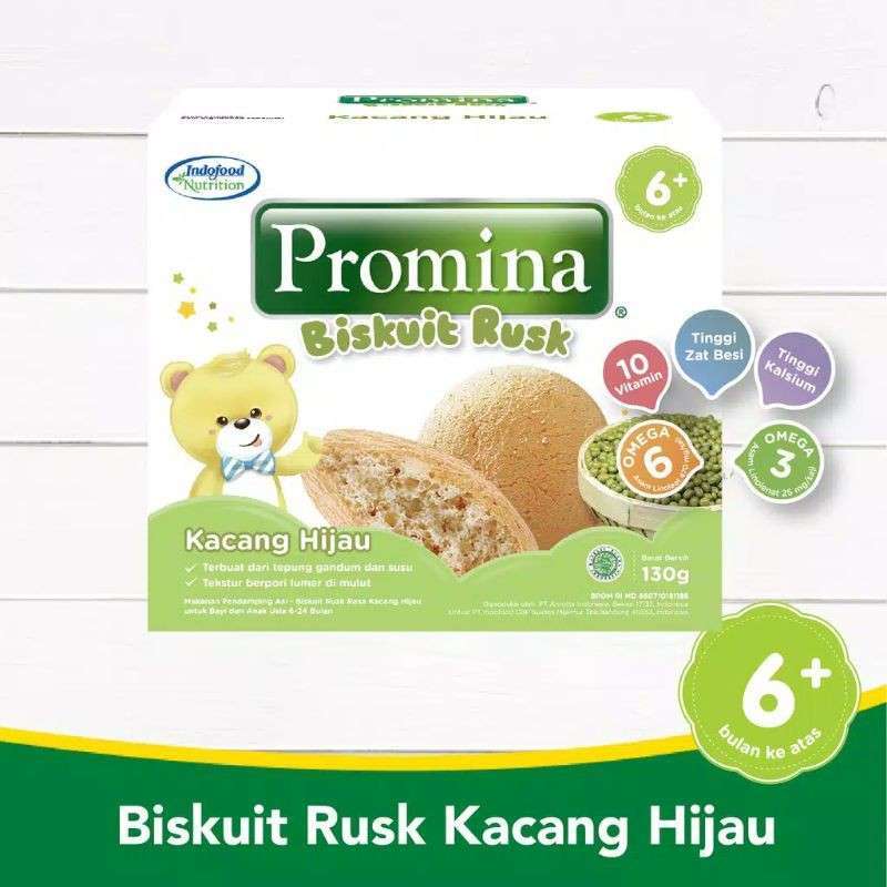 Jual Promina Biskuit Rusk 130 gram | Promina Biscuit ARROWROOT Biskuit ...