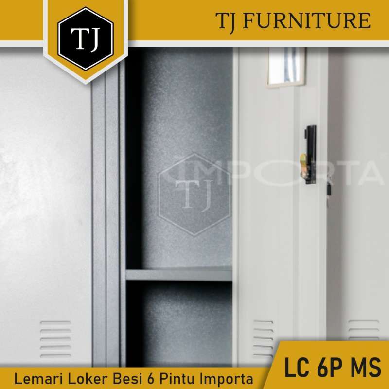 Jual Importa Loker Besi / Lemari Arsip / Locker Kantor Besi 6 Pintu / Steel Cabinet Lc 6p Ms ...