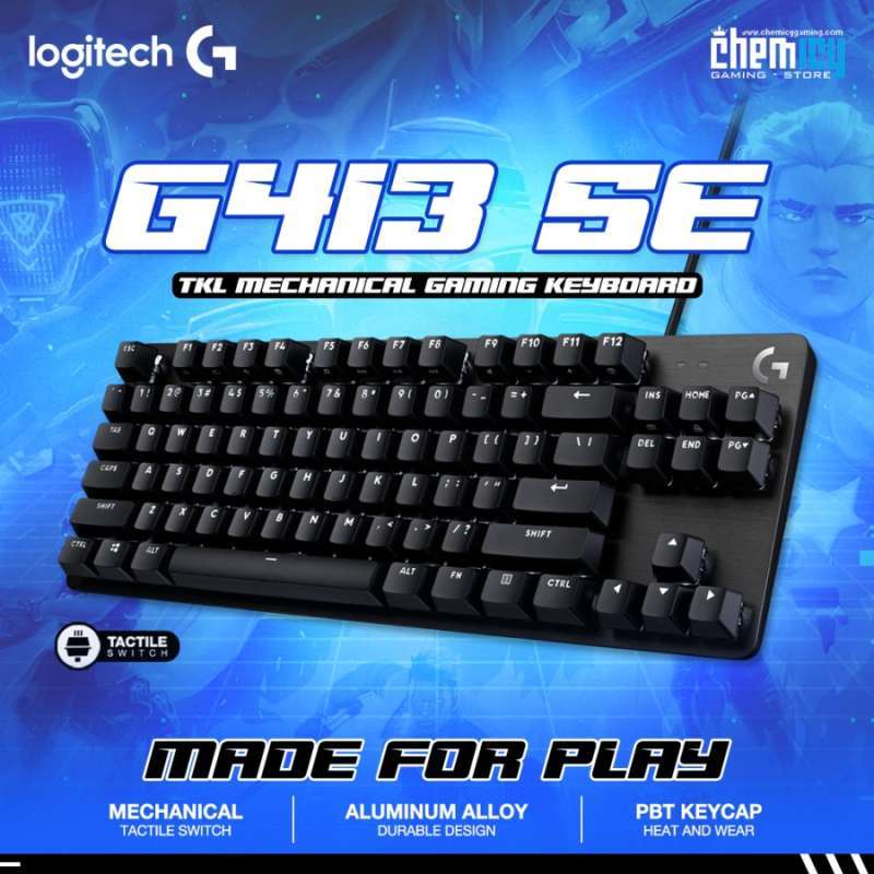 Jual Logitech G413 SE TKL Mechanical Gaming Keyboard di Seller Chemicy ...