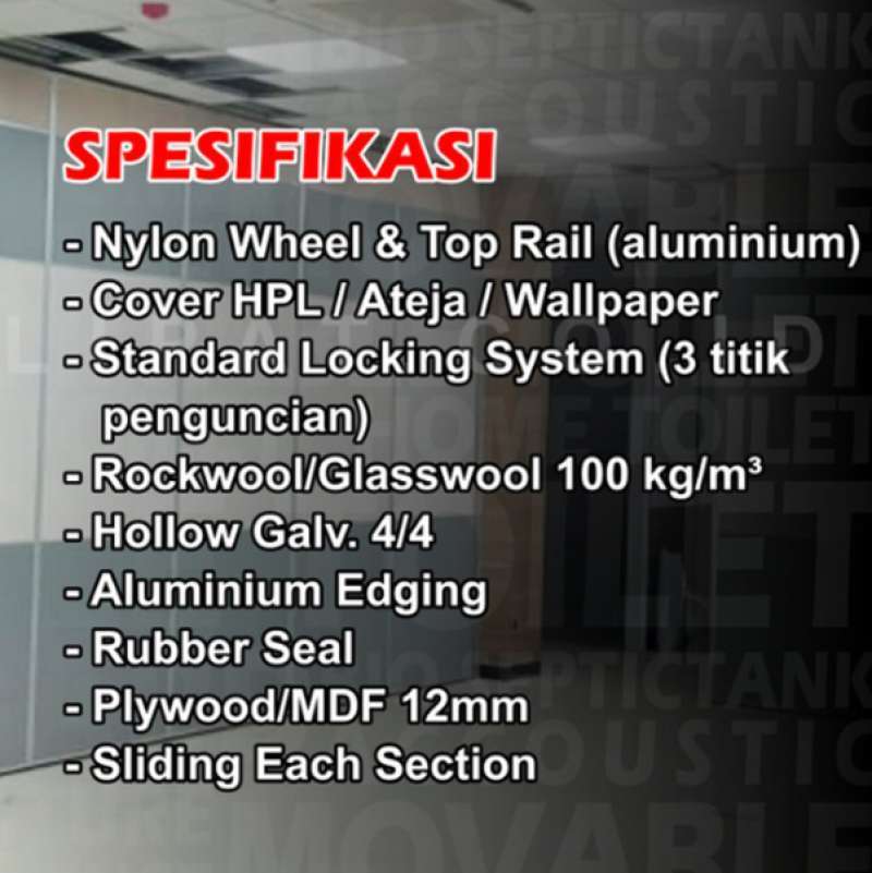 Promo Pintu Lipat Full Peredam Hmr Pengaman Toko Rumah Geser Minimalis ...