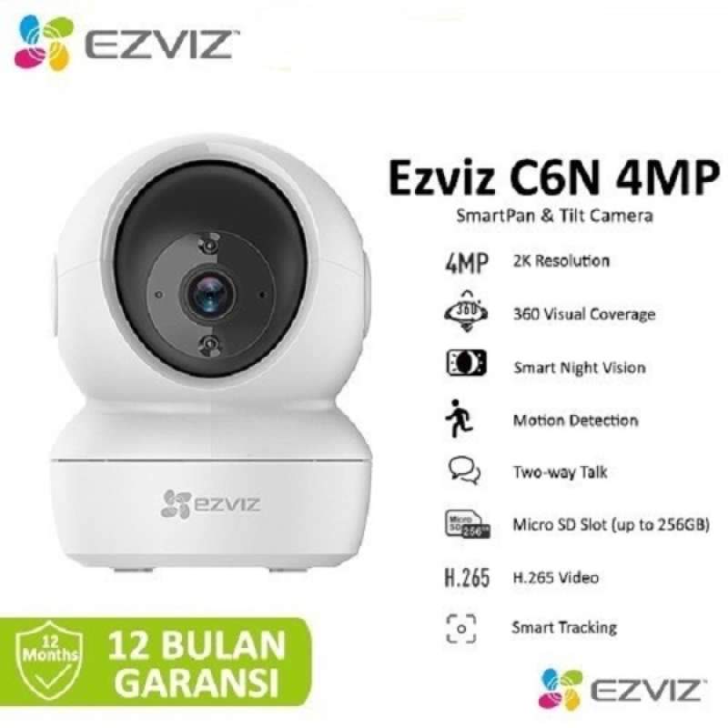 Jual Ezviz C6n 4mp 2k Smart Ip Camera 360 Kamera Cctv Wi-fi Ip Cam ...