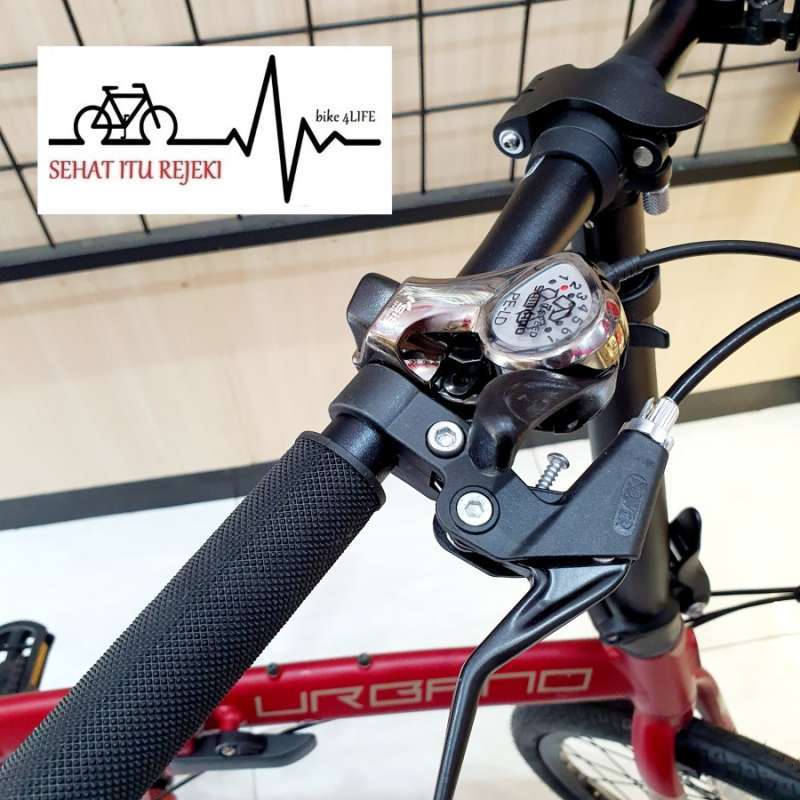 Promo Sepeda Lipat Polygon Urbano 2 Red 1 X 7 Speed 20 Seli Diskon 16% ...