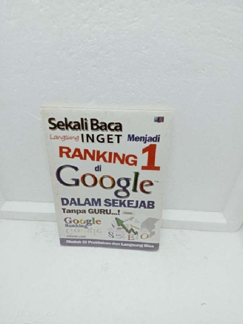 Jual Buku Sekali Baca Langsung Ingat Ranking 1 Di Google Dalam Sekejap ...