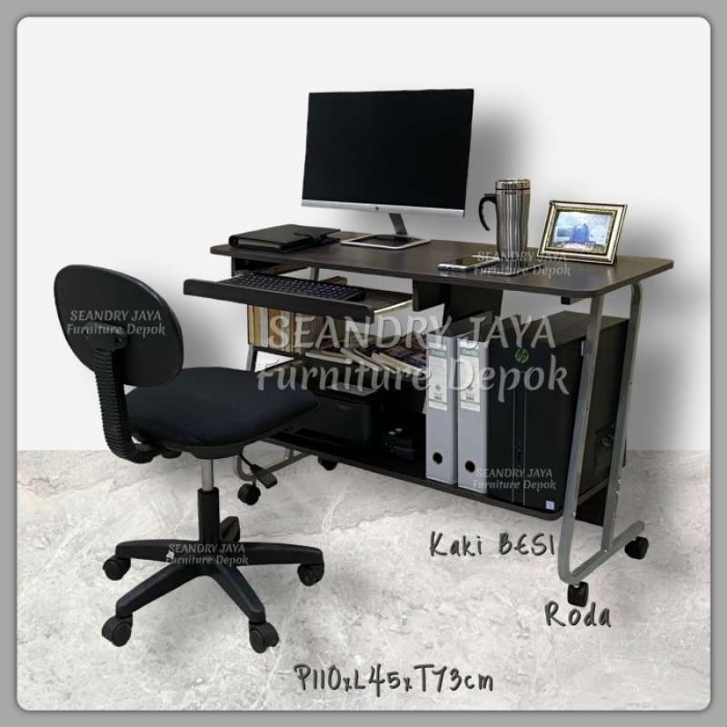 Jual MEJA COMPUTER DAN KURSI KANTOR PUTAR HYDROLIC di Seller Ally ...
