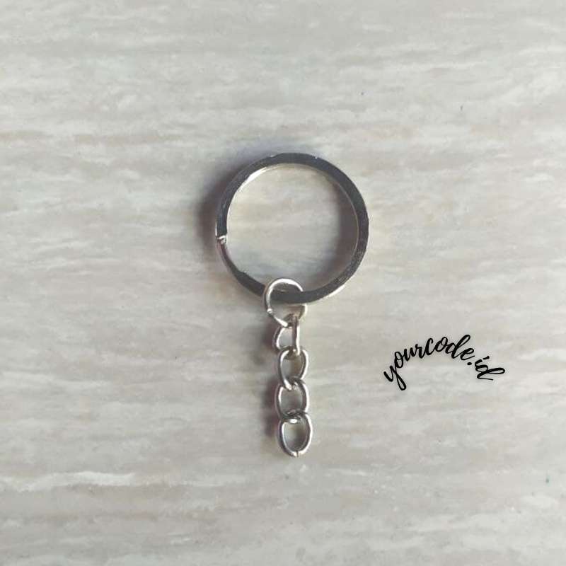 Promo RING GANTUNGAN KUNCI DIAMETER 2,5 CM - 2,8 CM PIPIH TEBAL ULIR ...