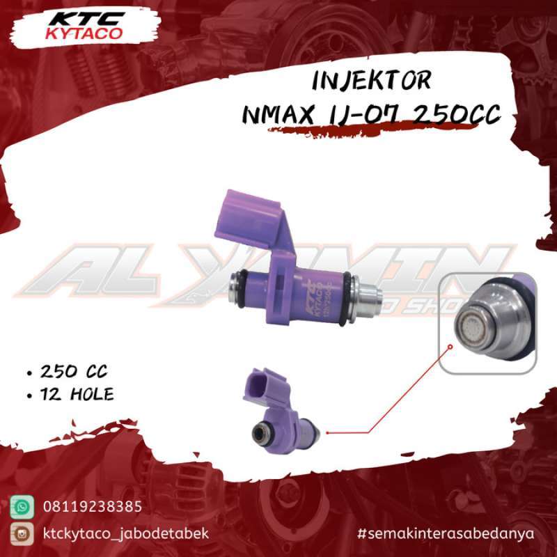 Promo Injektor injector Nmax aerox NVL R15 mx king 250cc 12 hole ktc ...
