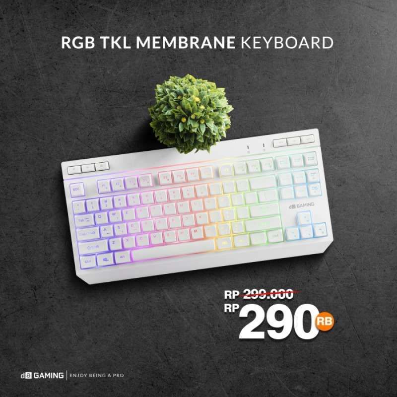 Promo Digital alliance Keyboard Gaming TKL Membrane RGB Diskon 50% di ...