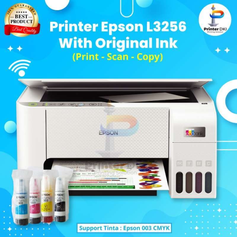 Promo Epson L3256 All in One Print Scan Copy WiFi Wireless Pengganti L3156 Diskon 29% di Seller ...