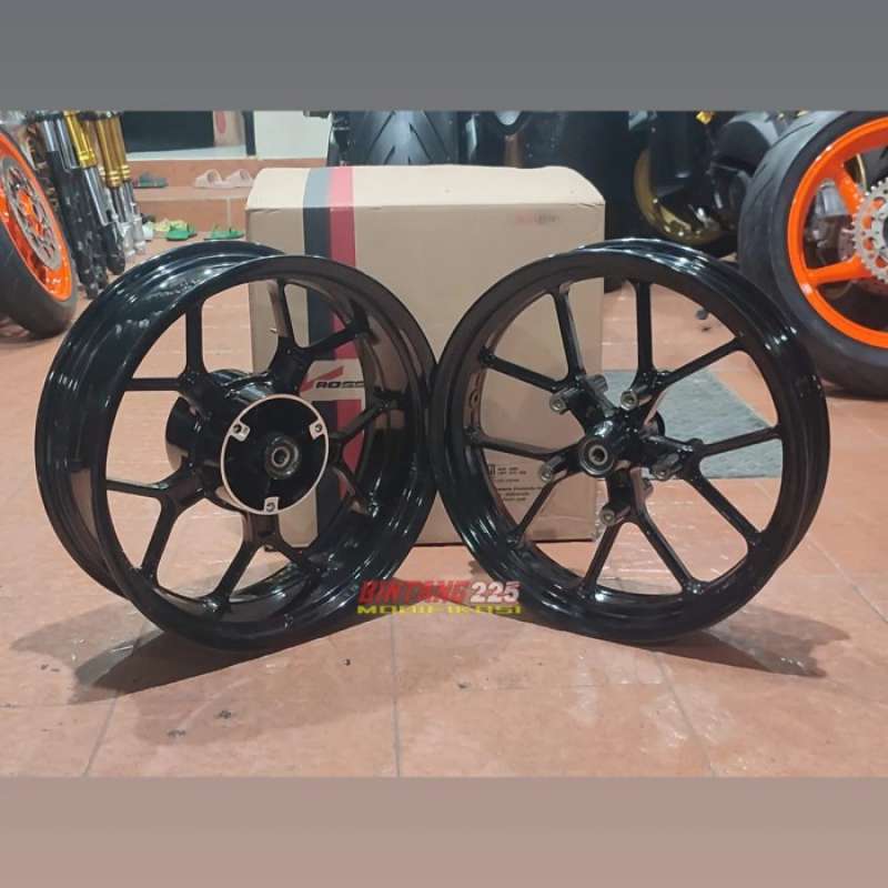 Promo velg R25 / Mt25 lebar for triple disk black gloss Diskon 23% di ...