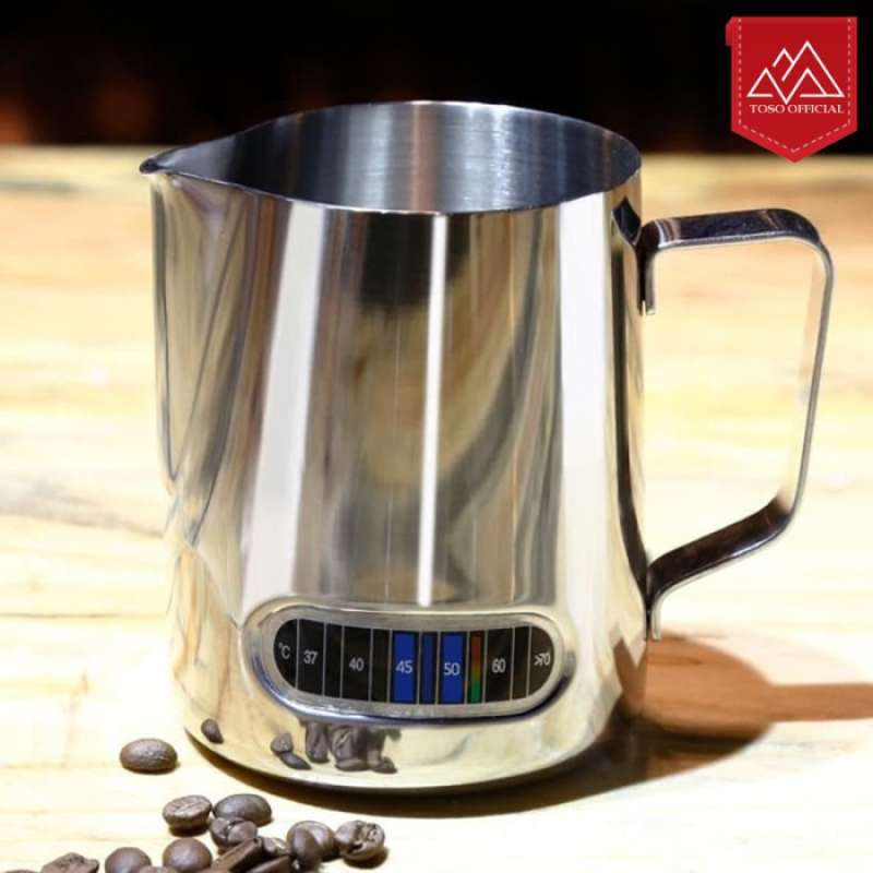 Jual Milk Jug Temperatur 600ml Gelas Ukur Kopi Espresso Latte ...