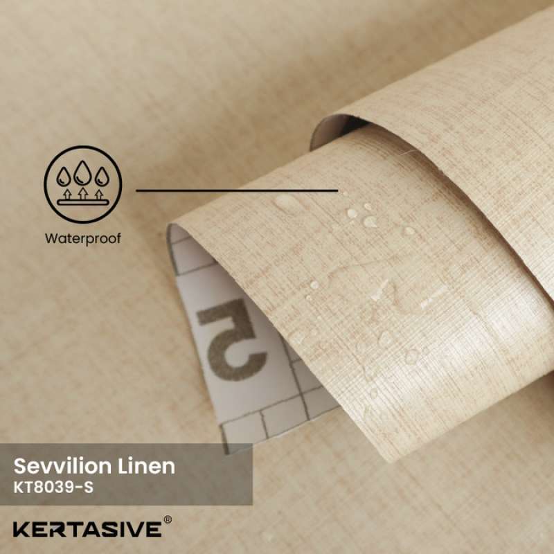Jual Kertasive Pvc Interior Film - Sevvilion Linen (lebar 122cm) /m Di ...