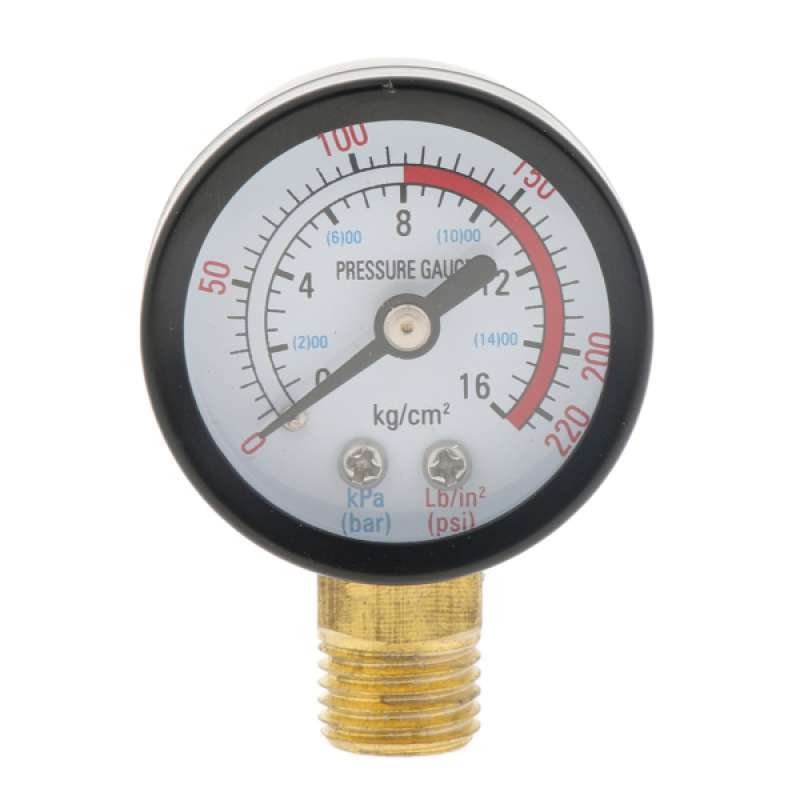 Promo Male NPT Water Dial Air Compressor Meter Hydraulic Pressure Gauge ...