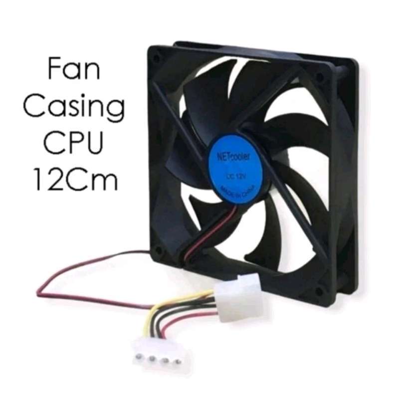 Jual Fan Case 12 cm Hitam Kipas Casing CPU Net cooler di Seller Duntech - Duntech | Blibli