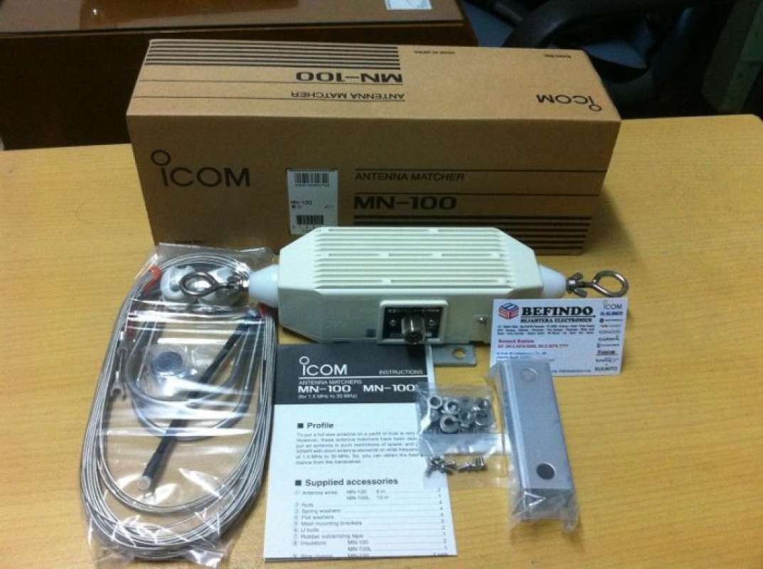 Promo HF SSB Wire Antenna Matcher ICOM IC-MN100 Diskon 23% di Seller ...