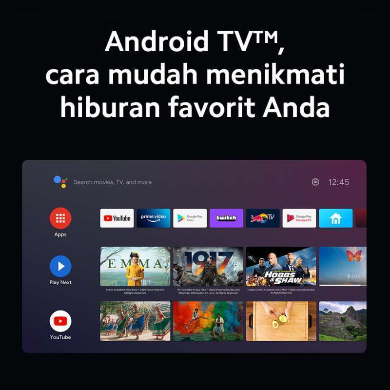 Promo Xiaomi Mi Tv A2 32 Inch Smart Hd Dolby Audio Android Tv Garansi Resmi 1 Tahun - Support Tv ...