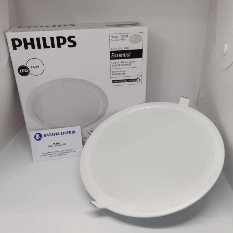 Jual Lampu Philips Recessed Downlight Led 59265 Eridani 14 Watt Di ...