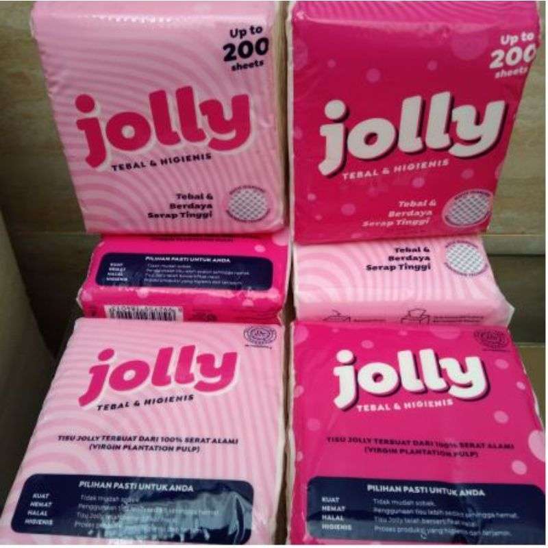 Jual Tissue Jolly Pop Up 200 Sheets Termurah - Harga Grosir Terupdate ...