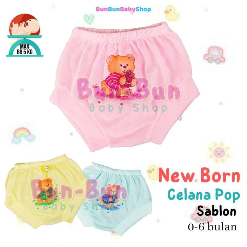 Jual Celana Kodok Bayi Pop Motif Sablon Bawahan Kacamata Print Sablon ...