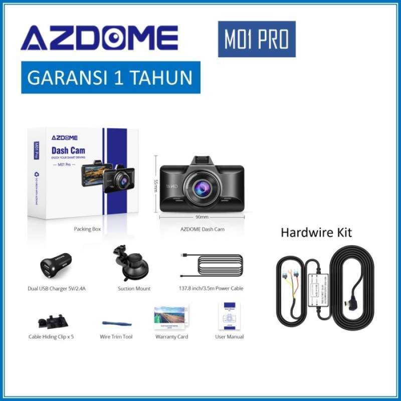 Promo AZDOME M01 Pro 1080P Night Vision ADAS Parking Monitor Dash ...